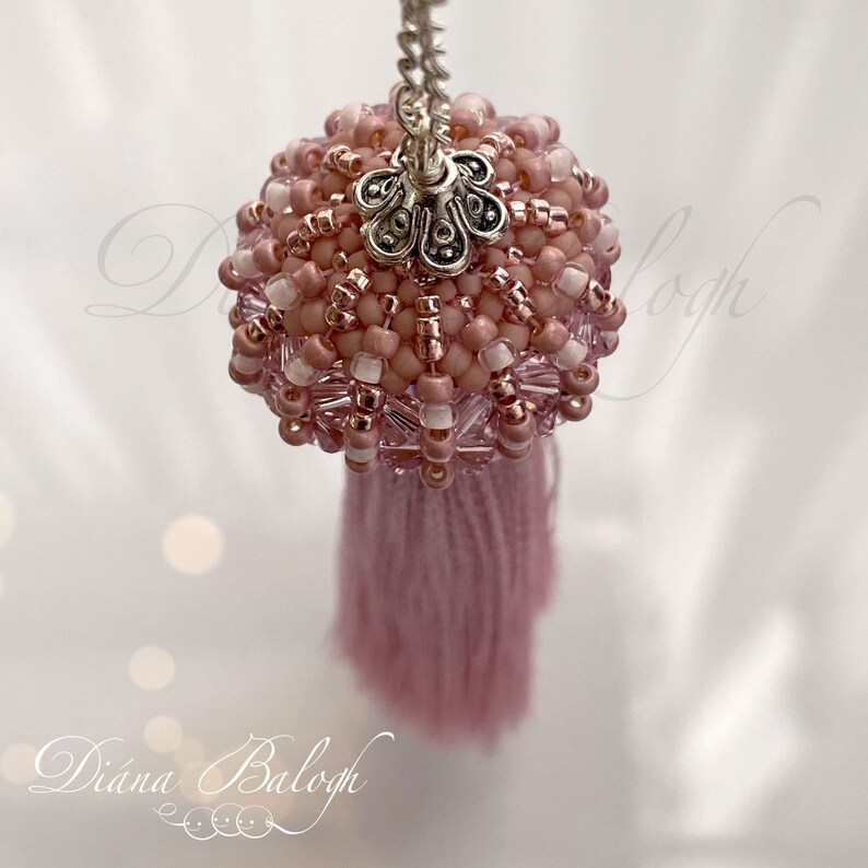 Beading Pattern Tassel Beaded Bead Beaded Tassel Tutorial - Etsy