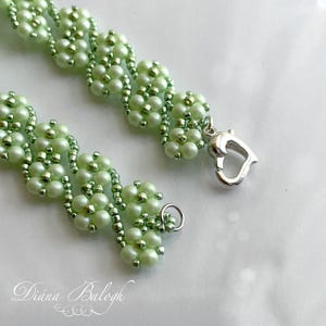 Beading Tutorial and Pattern Twisted Flower Chain, Single, Double and ...