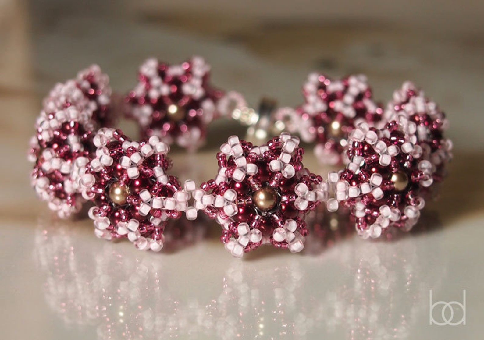 Beading Tutorial 5th Dimension Bracelet Beading Pattern | Etsy