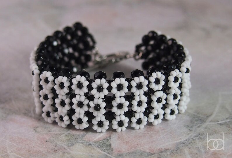 Beading Tutorial Daisy Bracelet Beading Pattern PDF - Etsy UK