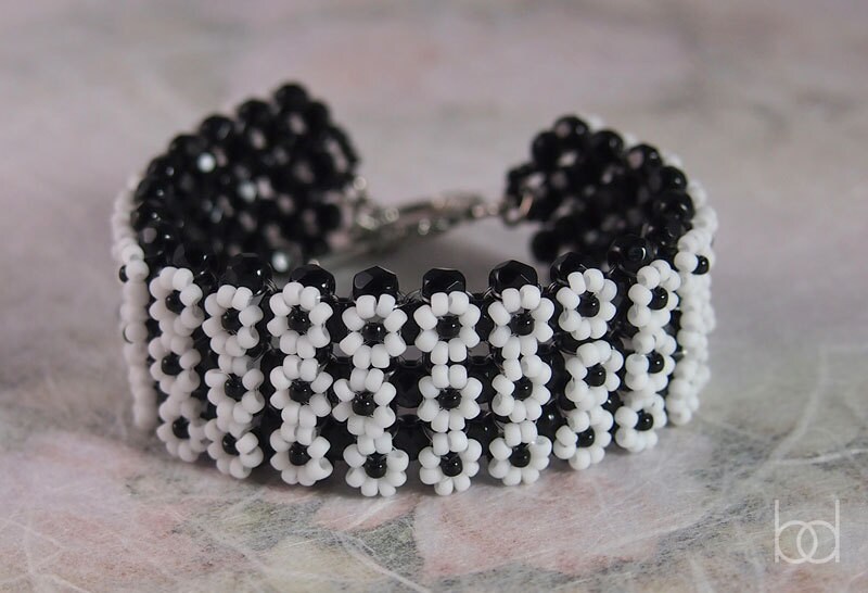 Beading Tutorial Daisy Bracelet Beading Pattern PDF - Etsy