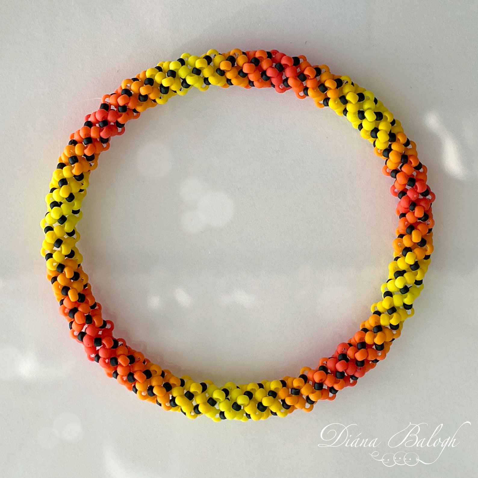 Beading Tutorial and Pattern Serpentine Chenielle Bracelet and Rope ...