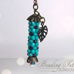 DIY Beading Lesson: Triangle Weave Lesson 4 Tubular Triangle Weave ...
