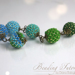 Nadia Bracelet Beading Tutorial + Chenille Beaded Bead Beading Tutorial, Bracelet and Beaded ...