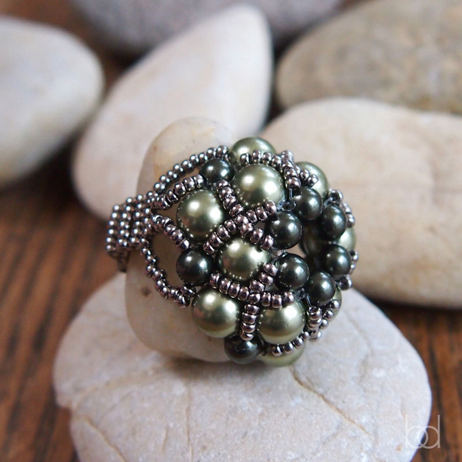 Beading Tutorial Dorothy Ring Beadwork PDF Pattern with - Etsy España