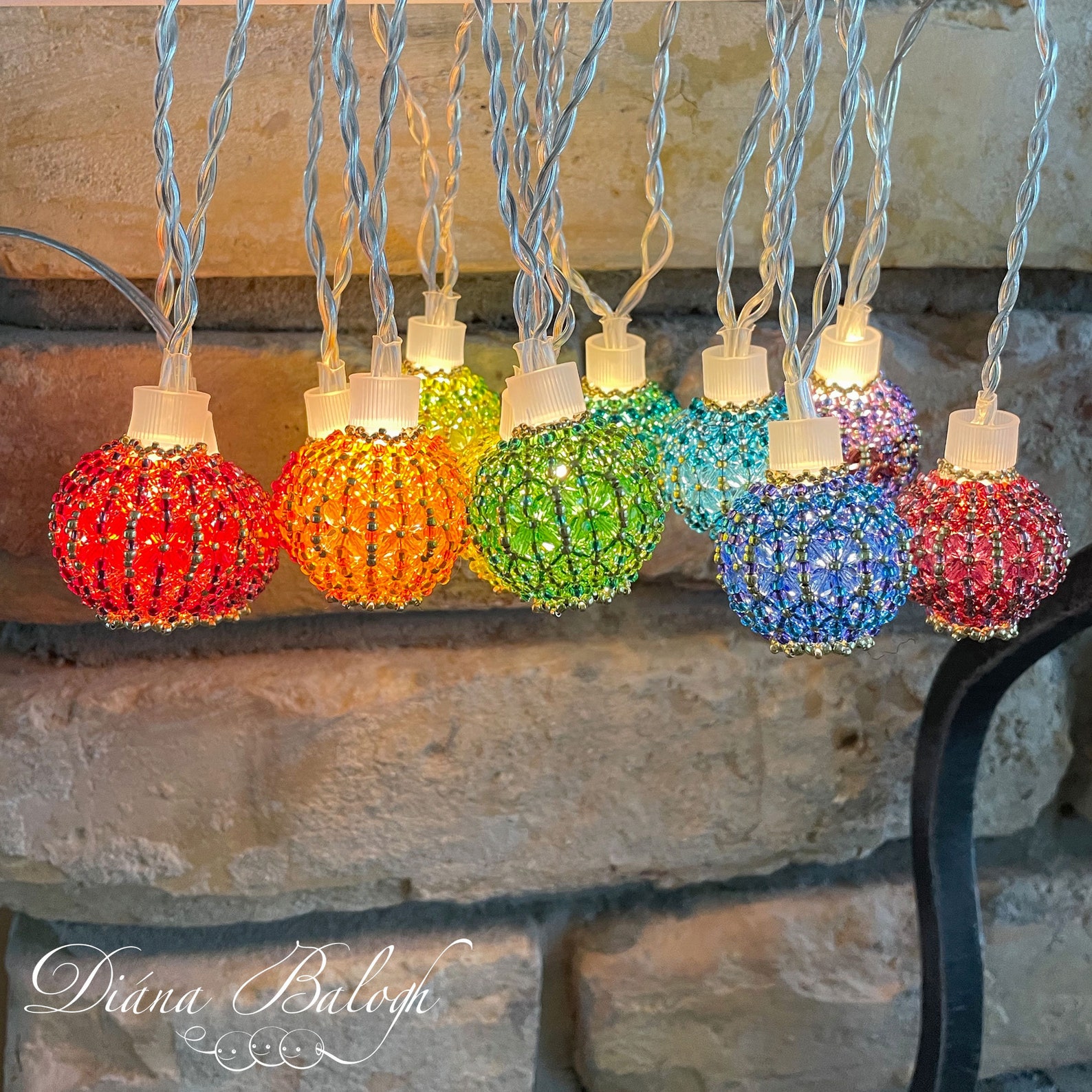 Beading Tutorial and Pattern, Lantern Beaded Bead Beading Pattern ...