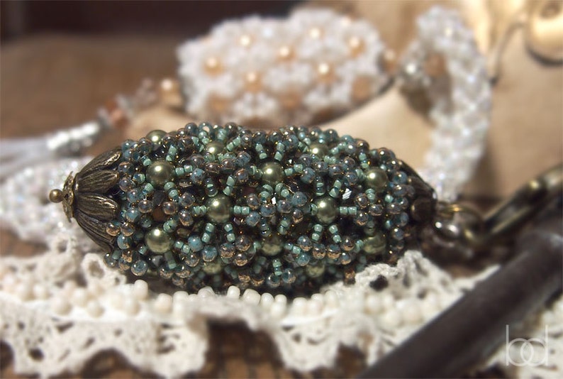 DIY Beading Pattern Baroness Beaded Bead, RAW Beading Tutorial ...