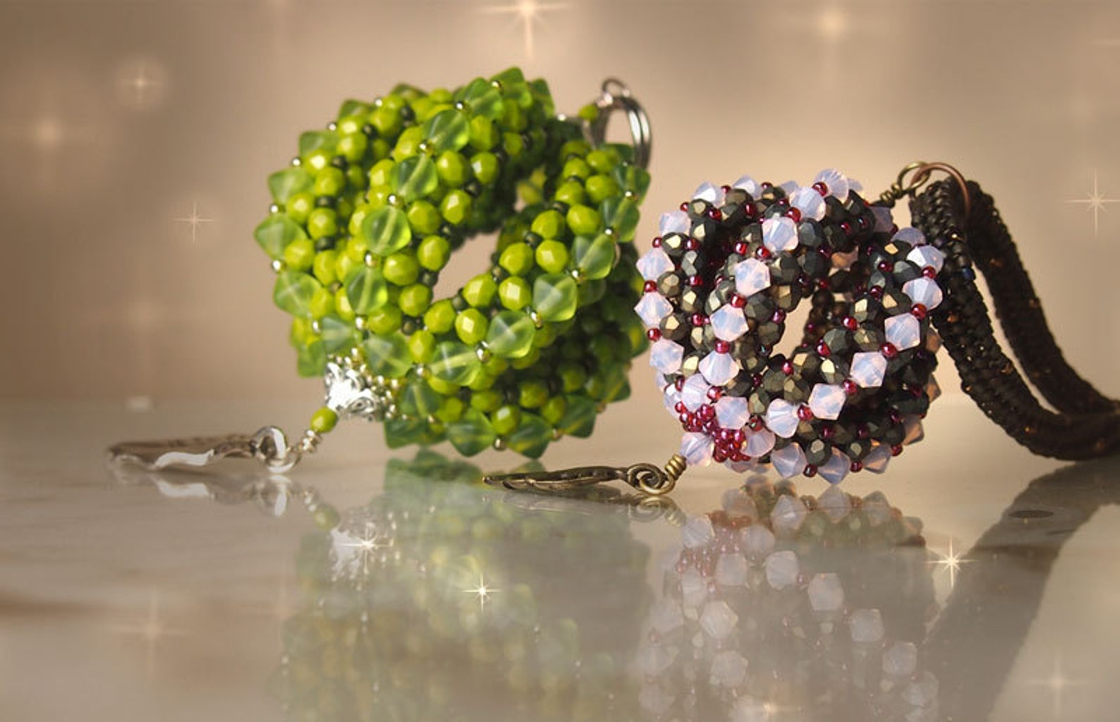 DIY Jewelry Making Pattern, Beading Tutorial and Pattern RAW Beaded ...