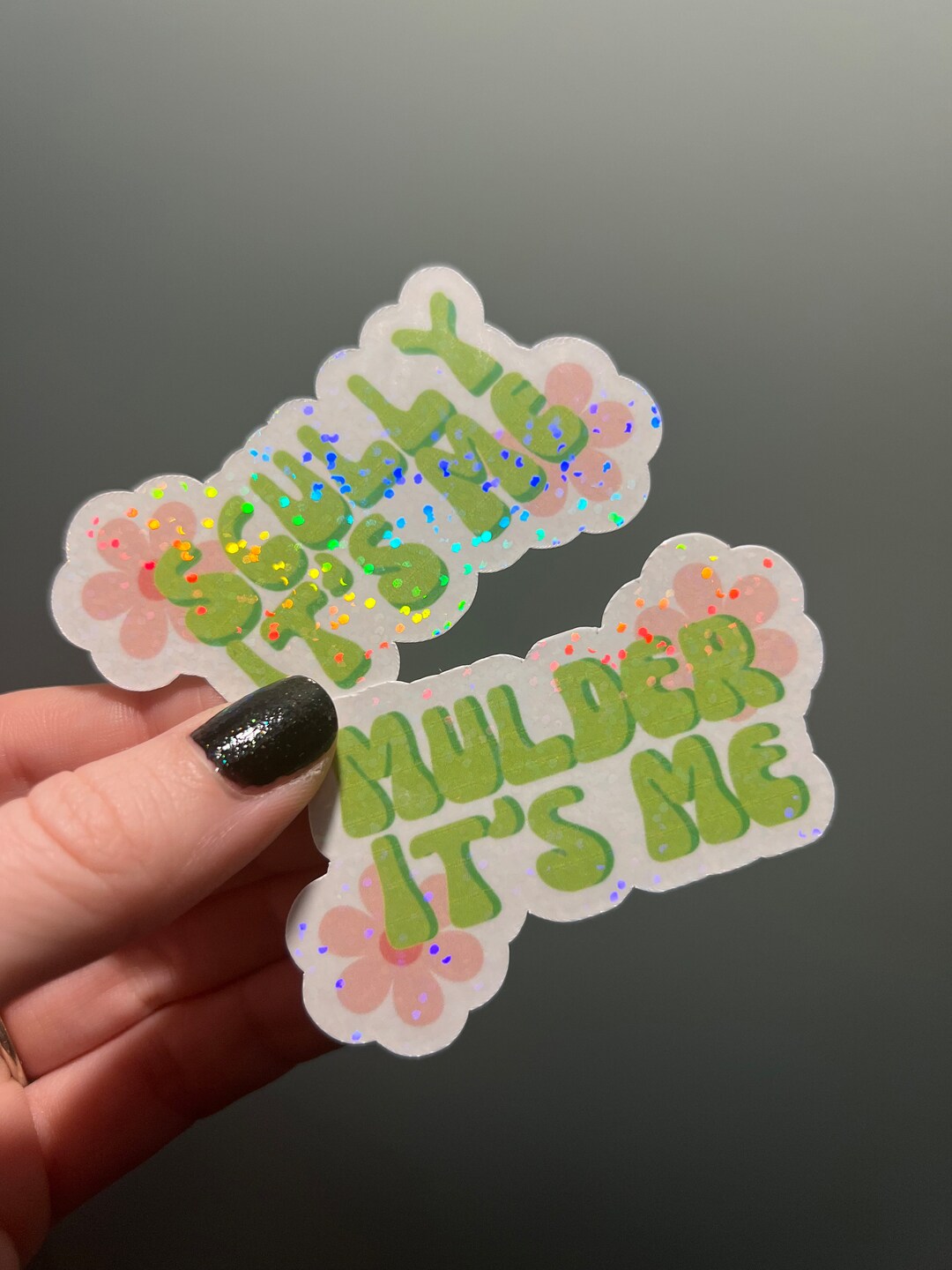 Holographic Glitter It’s Me Sticker Set - Etsy