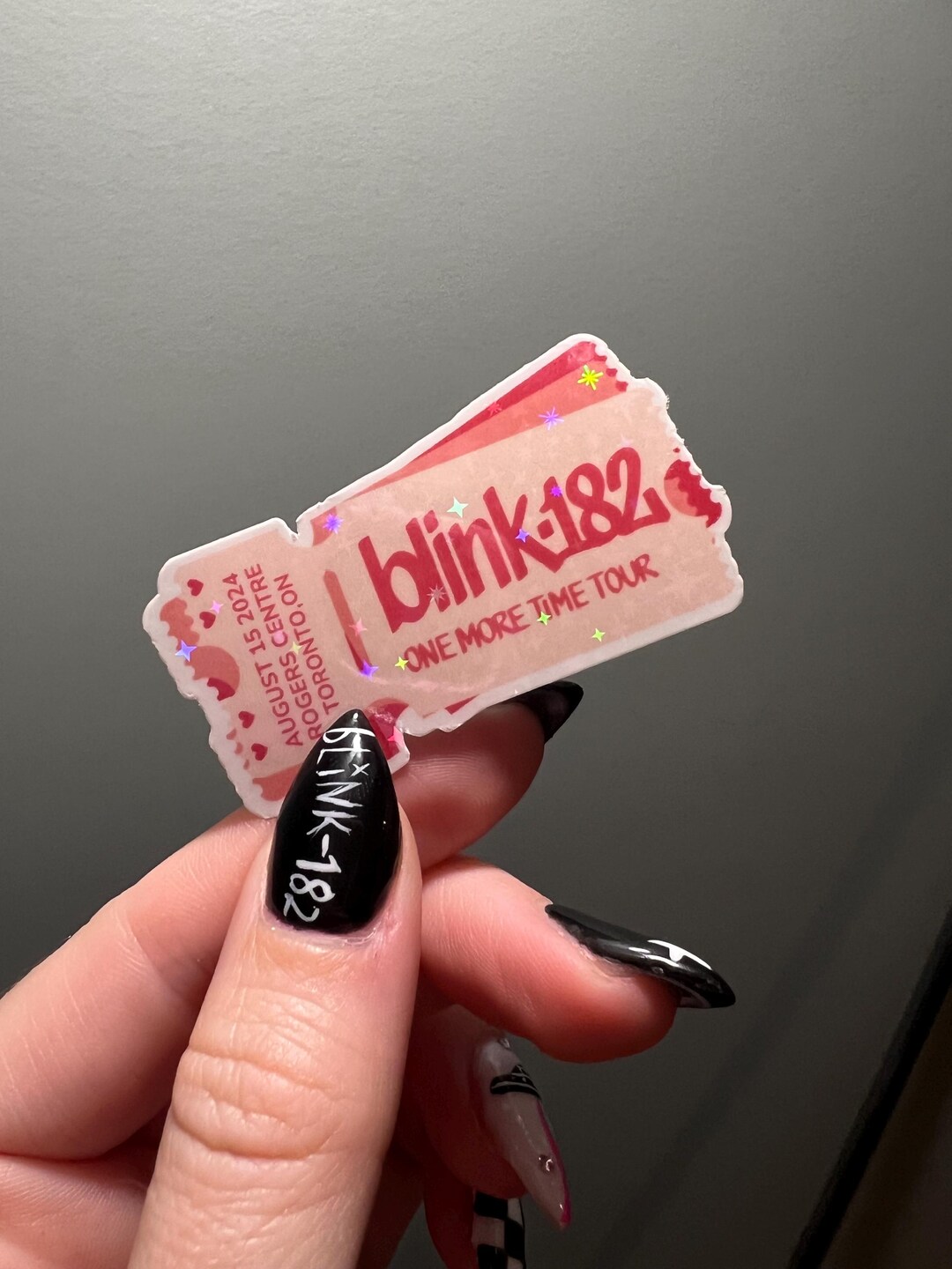 Custom One More Time Tour Ticket Stub - Etsy