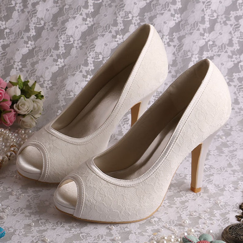 Custom handmade ivory red white black silver Lace Bridal | Etsy