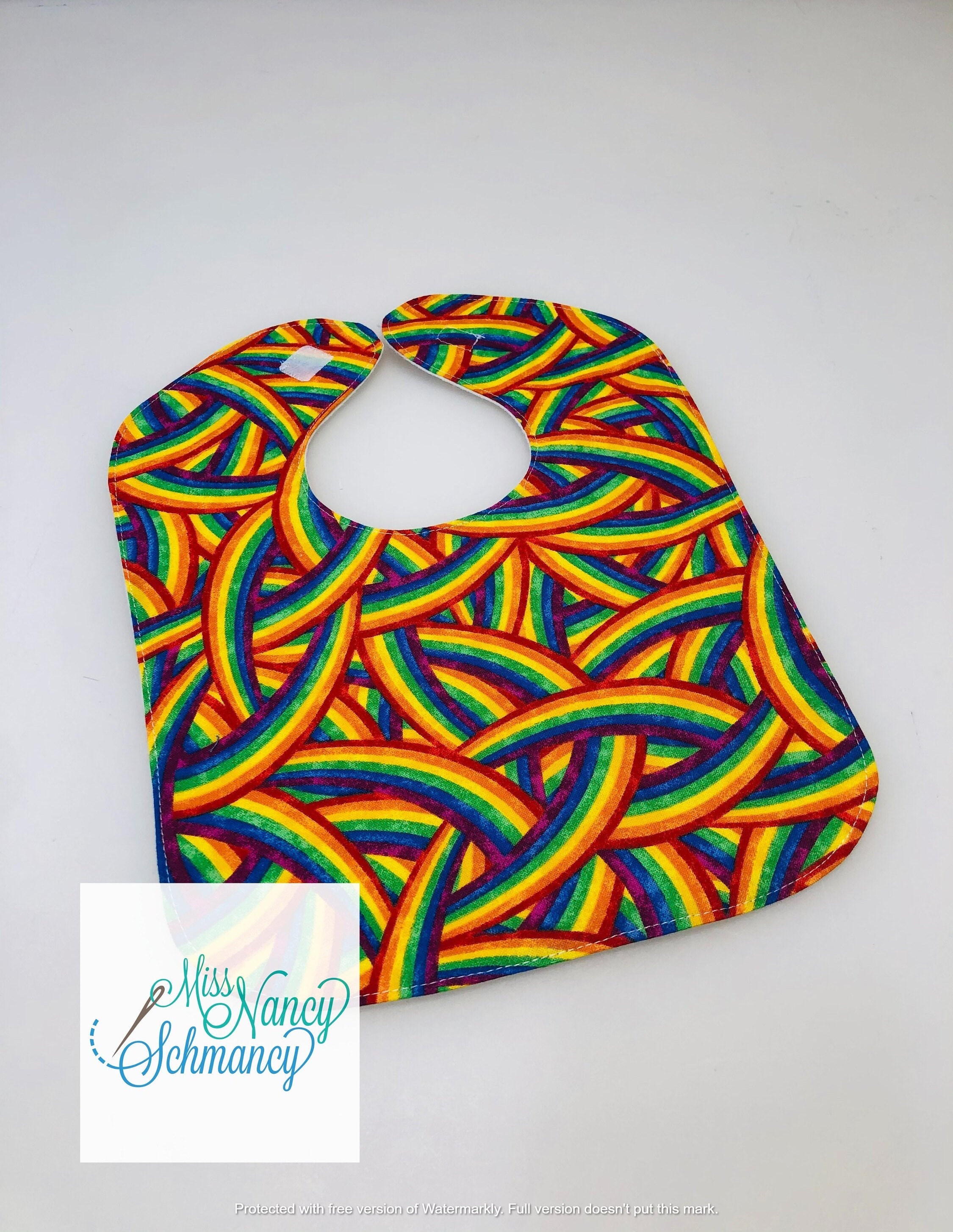 Rainbow Baby Bib, Pride Bib, LGBTQ Pride Baby, Baby Bibs, Handmade Baby ...