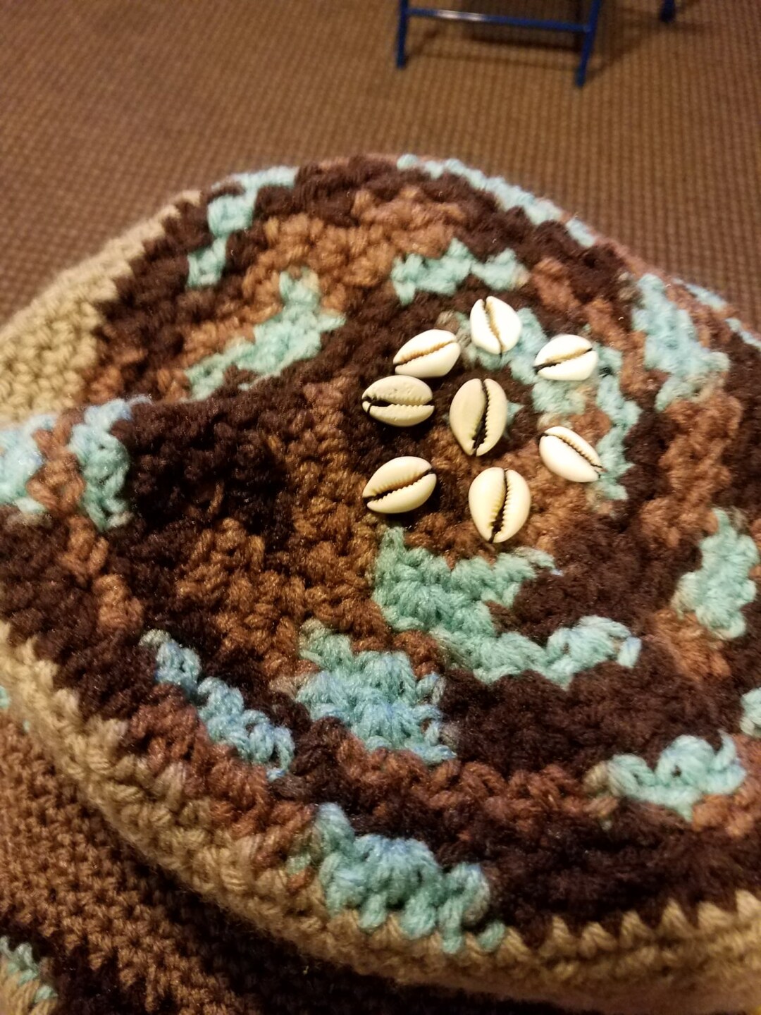 Royal Rasta Multi-color Crown With Cowrie Shells (custom Made Order) - Etsy