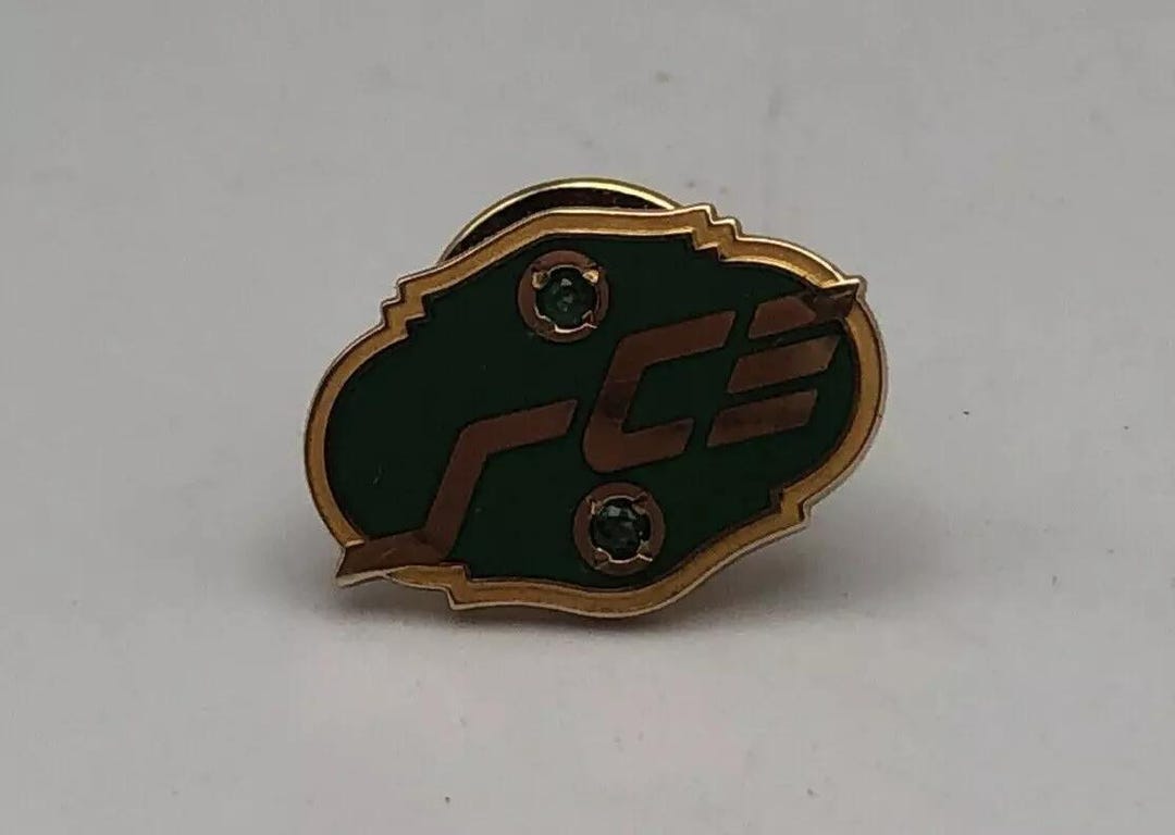 CTO 10K Green Stone SCE Southern California Edison Pin Tie Tack - Etsy