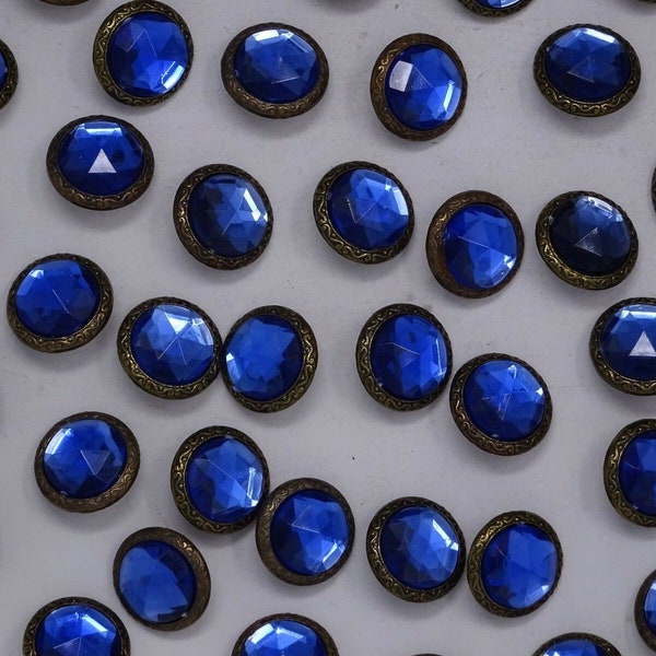 Rhinestone Buttons - Etsy