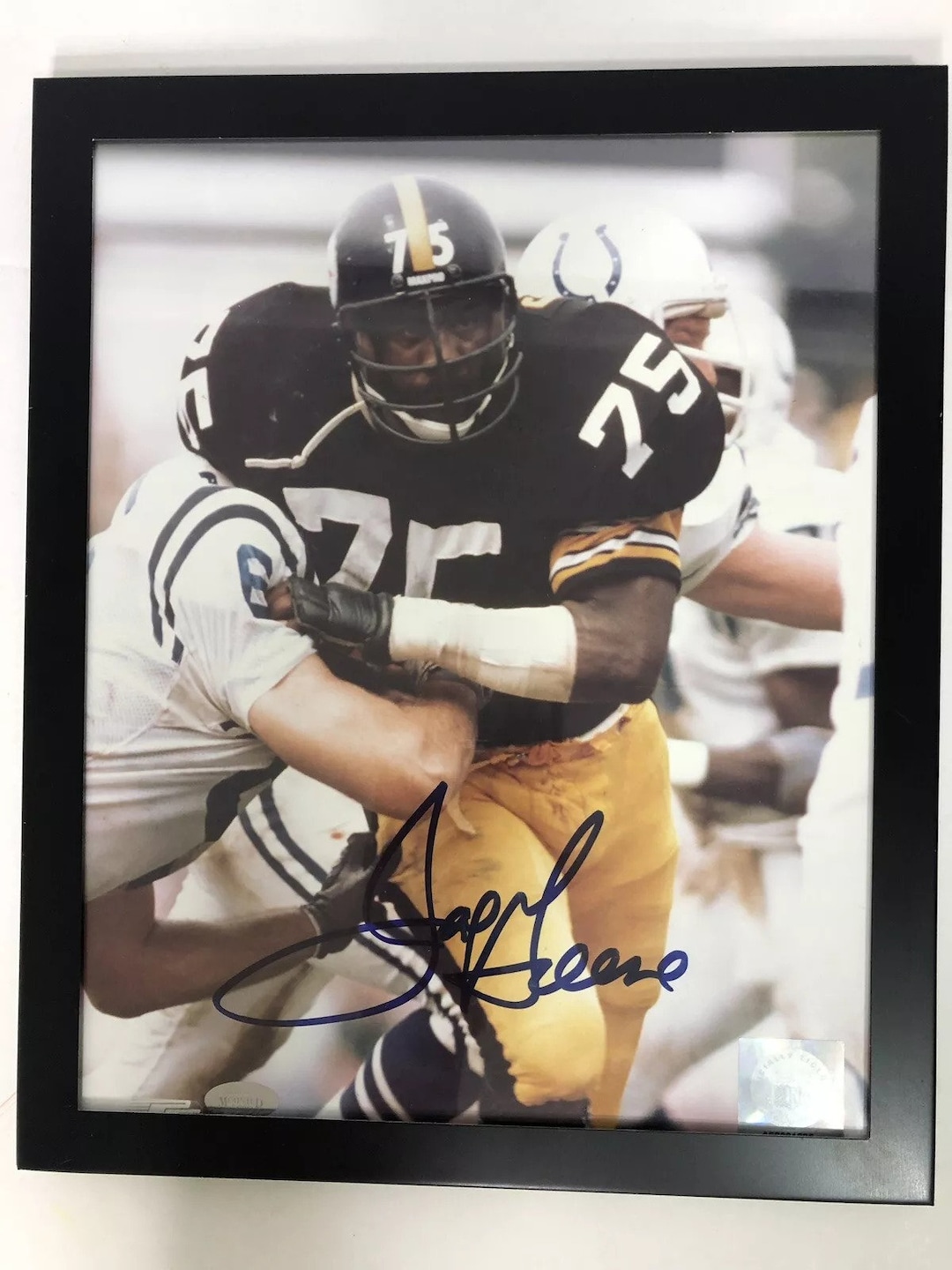Signed 8x10 JOE GREENE Pittsburgh Steelers Autographed Photo COA ...