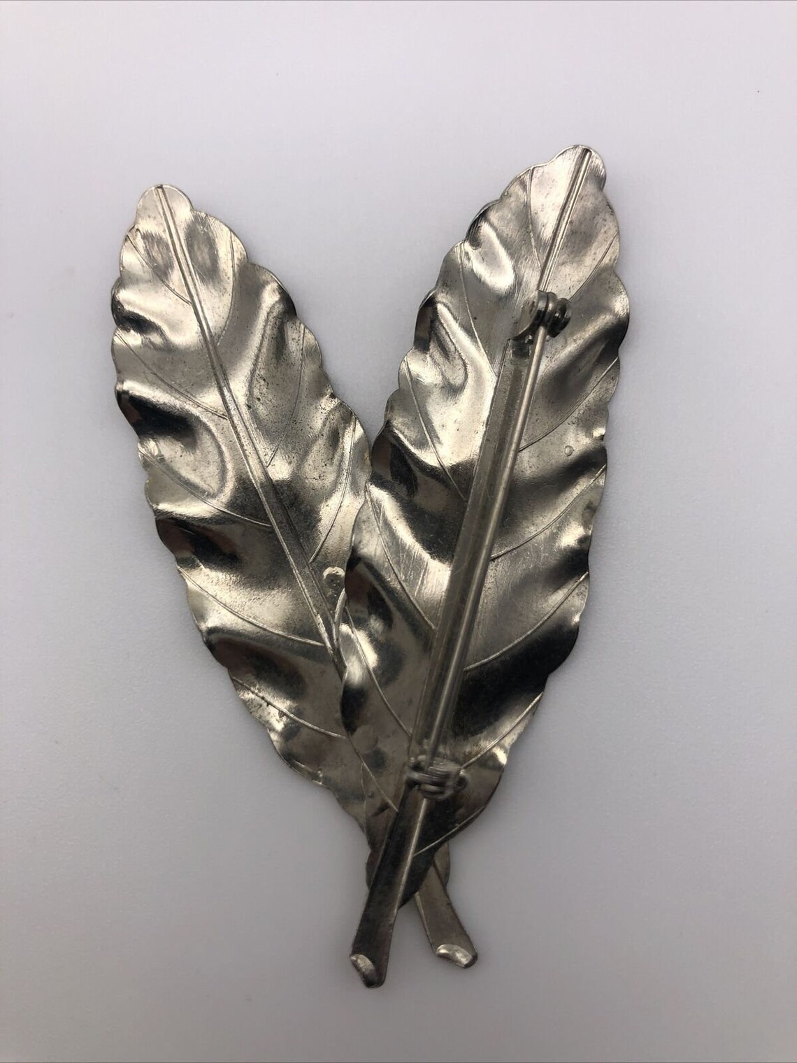 Pair of Vintage 1970s Leaves Leaf Pin Brooch - 2 1/4 - 2 3/4" Tall - Etsy