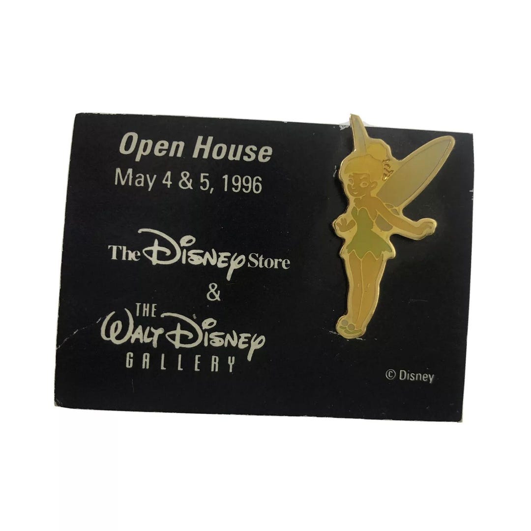 Walk Disney Store Gallery Peter Pan Tinkerball Open House May 4 1996 - Etsy