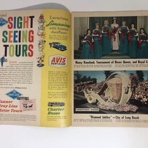 1964 Tournament of Roses Program Parade & Illinois Washington Rose Bowl ...