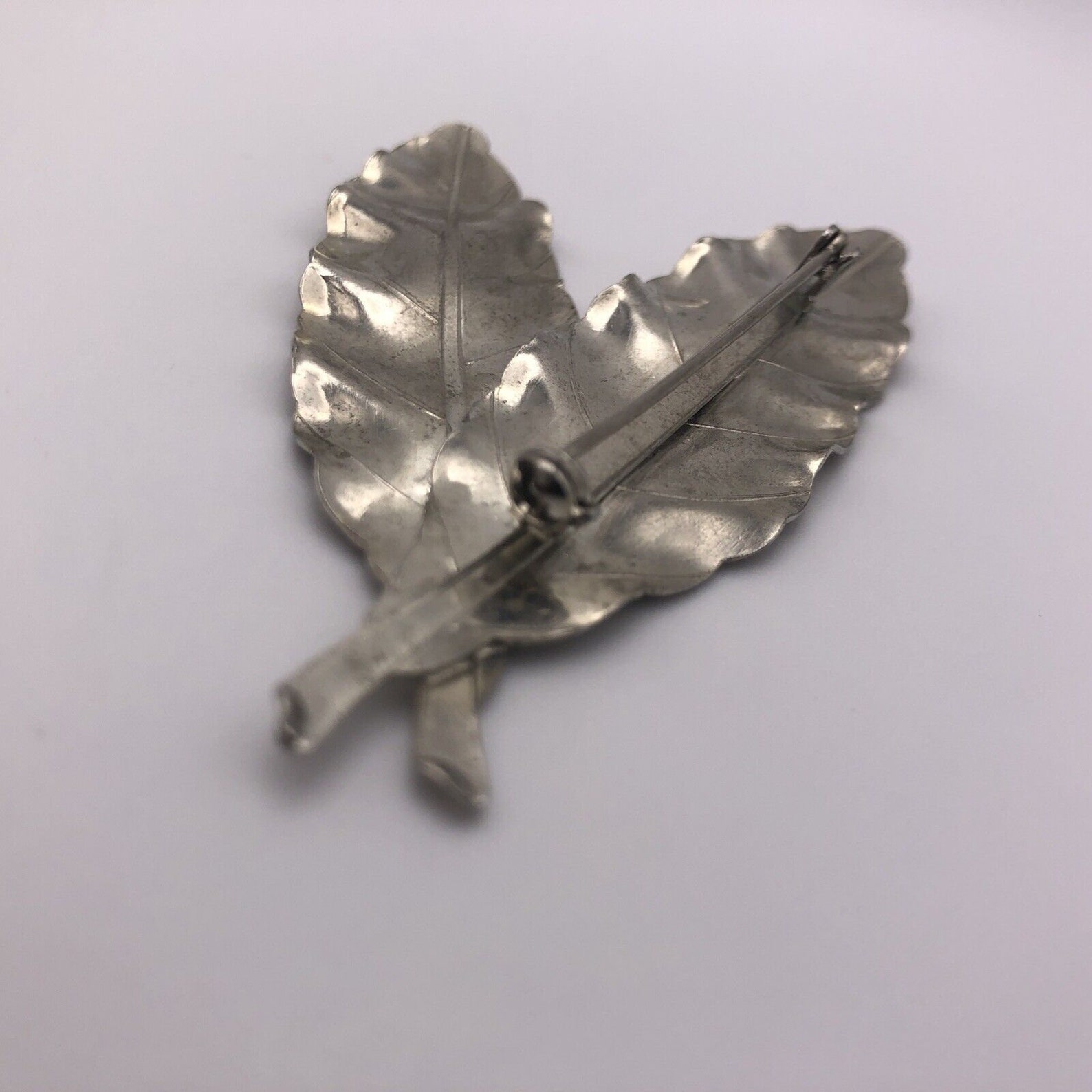 Pair of Vintage 1970s Leaves Leaf Pin Brooch - 2 1/4 - 2 3/4" Tall - Etsy