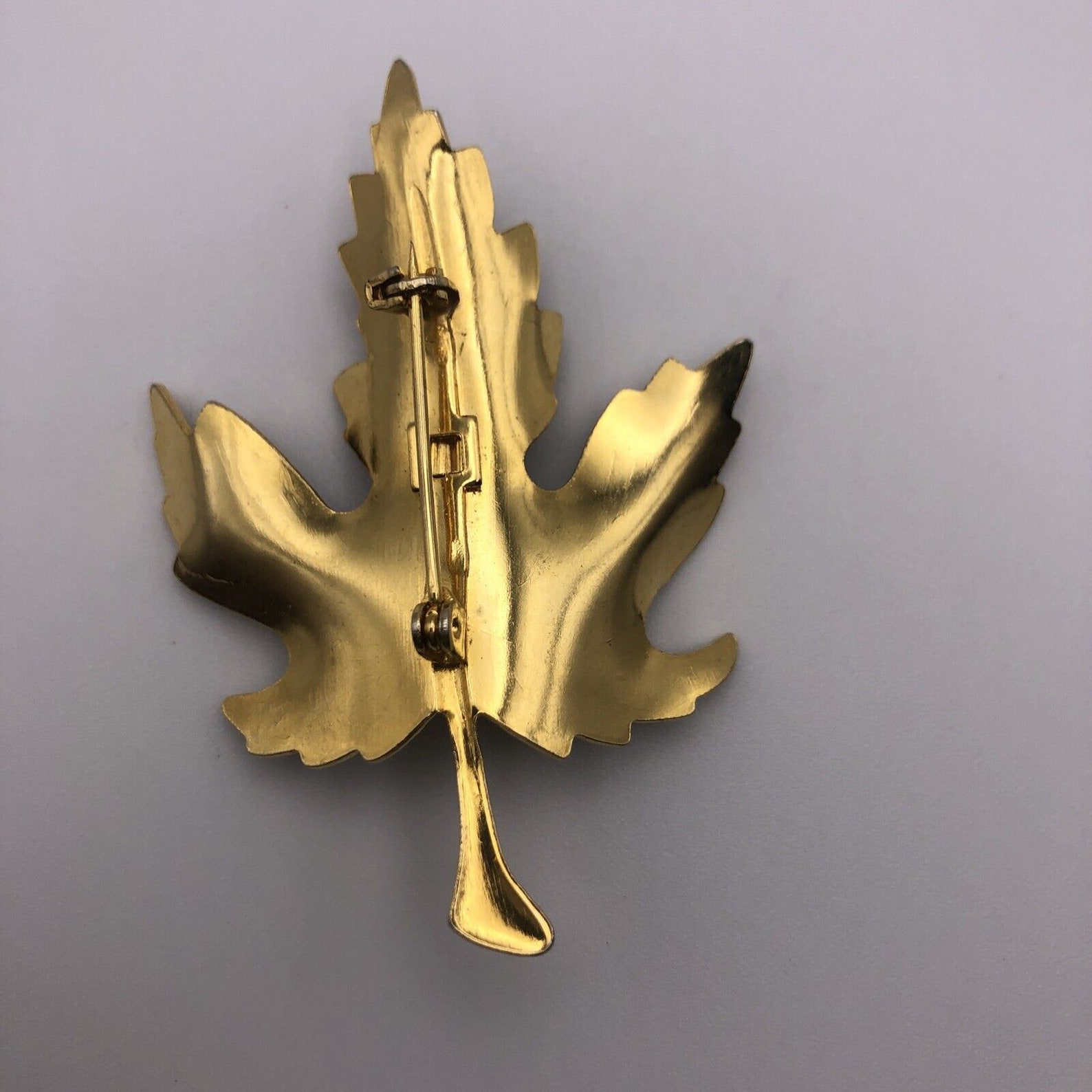 Pair of Vintage 1970s Leaves Leaf Pin Brooch - 2 1/4 - 2 3/4" Tall - Etsy