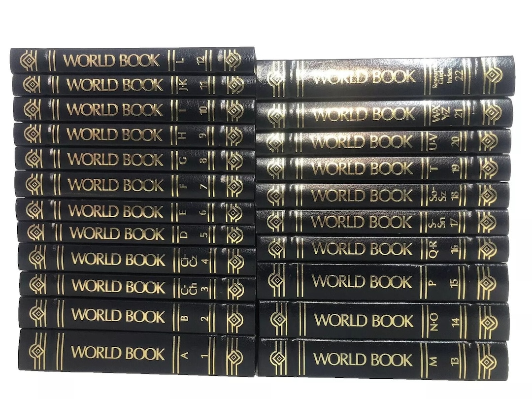 The World Book Encyclopedia 1993 Complete 22 Volume Set A to Z Very ...