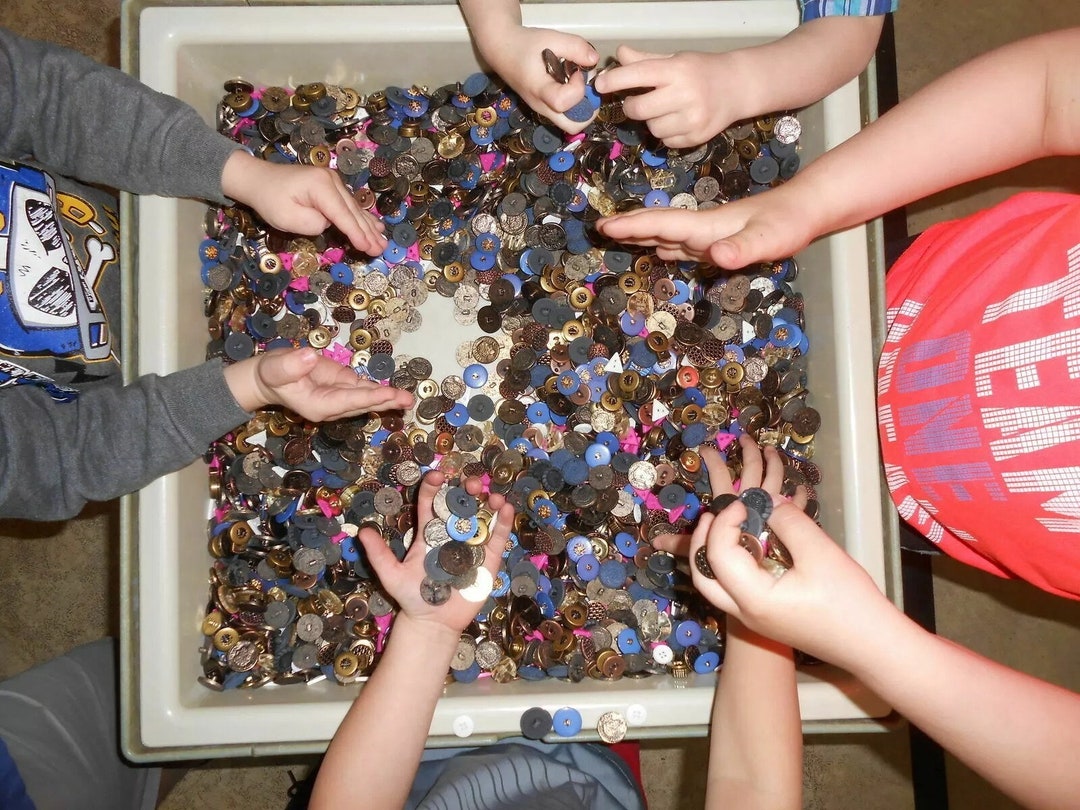10 Lbs of Mixed Buttons - for Therapy, Fun and Crafts - Etsy
