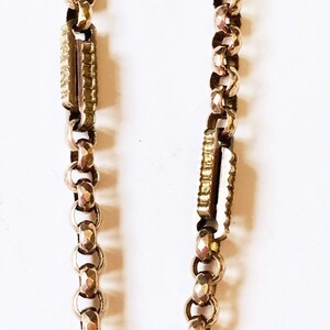Antique 9ct/15ct Gold & Pearl Swallow and Etruscan Link Albert Watch ...