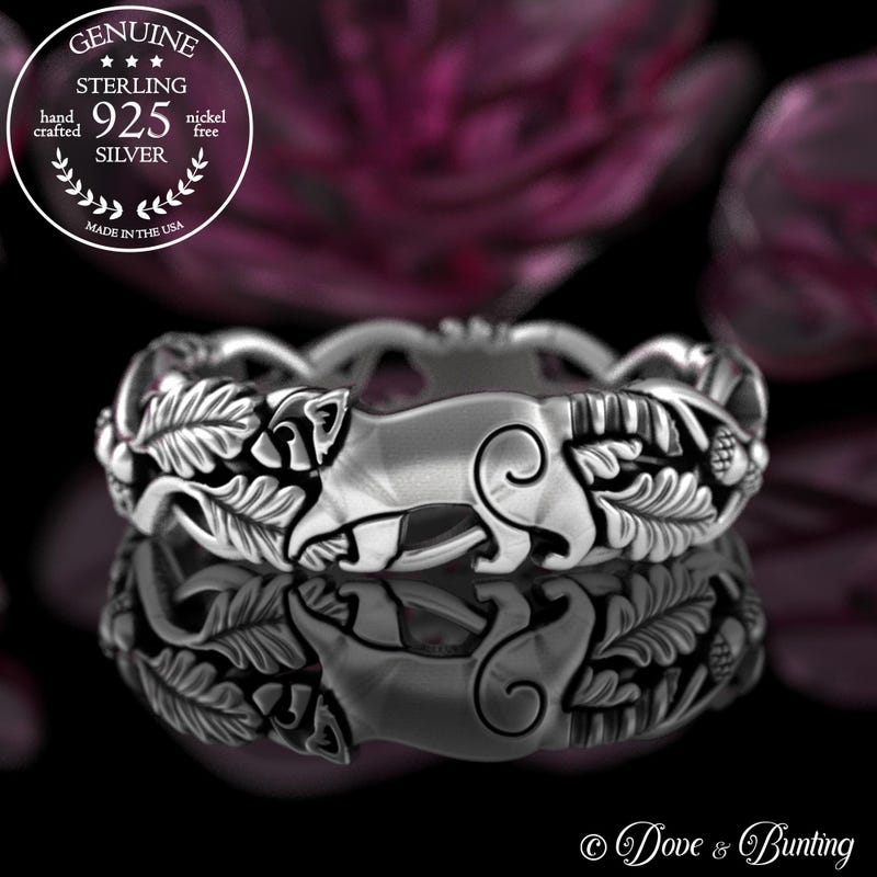 Panda Bear Ring - Etsy