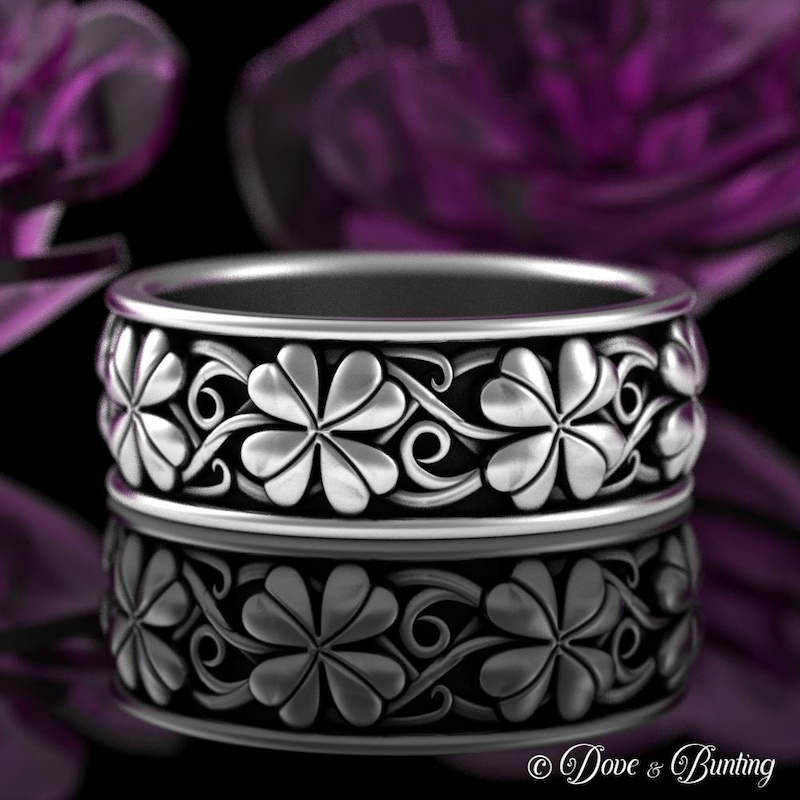 Clover Ring - Etsy