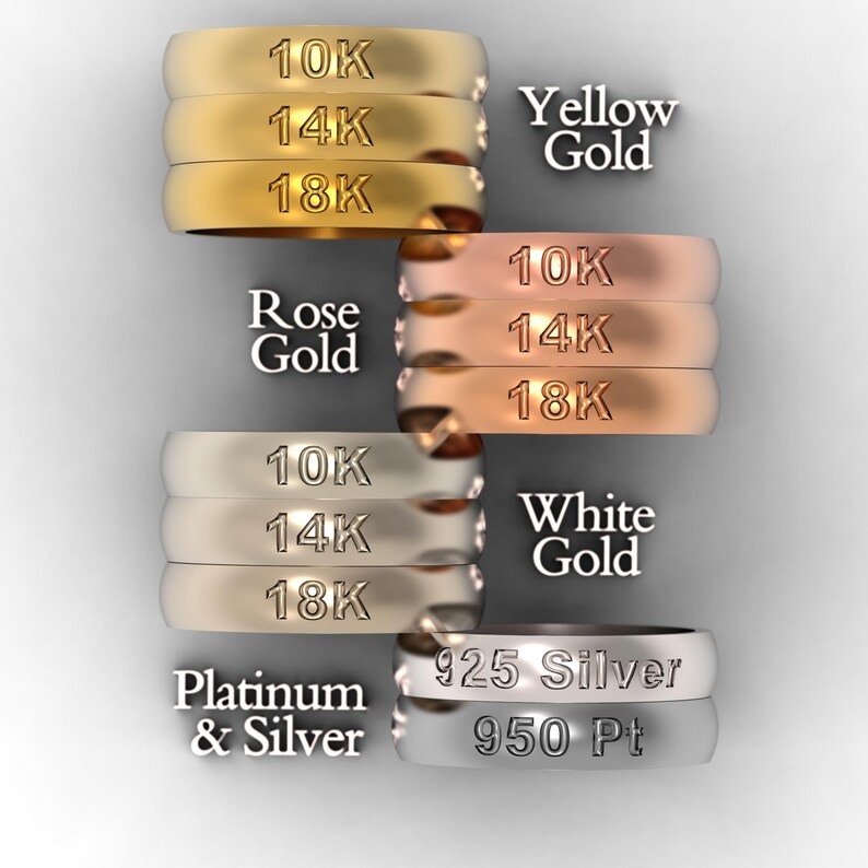 10K Gold Ferret Ring, 14K Weasel Wedding Band, Polecat Ring, White Gold ...