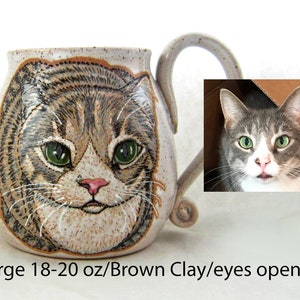 Large Cat Loaf Mug, Pottery Mug, Valentine's Day Gift, Dog Mom, Dog Dad ...