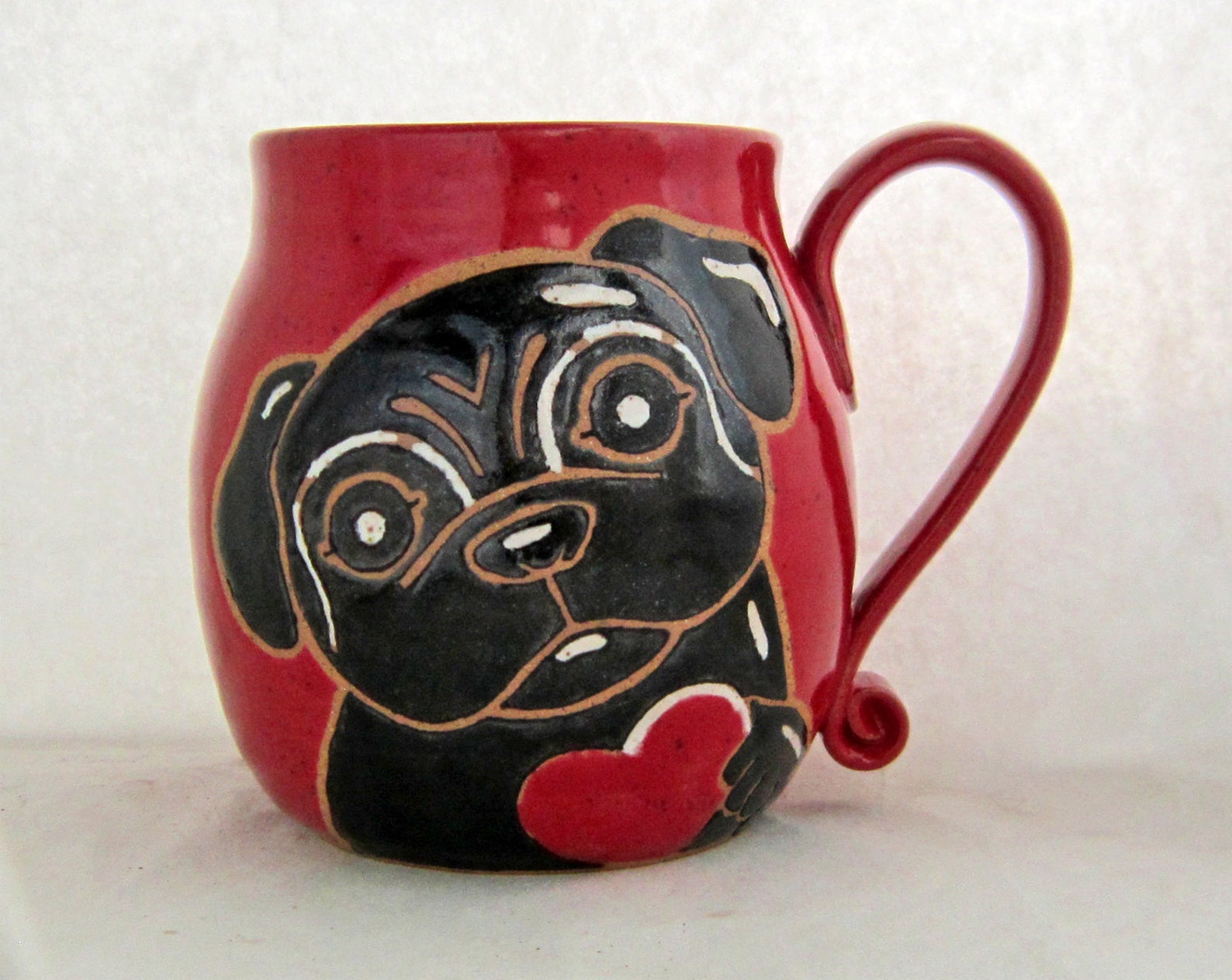 Black Pug Mug Pug Mug Pug Lovers Gift Dog Mug Christmas - Etsy