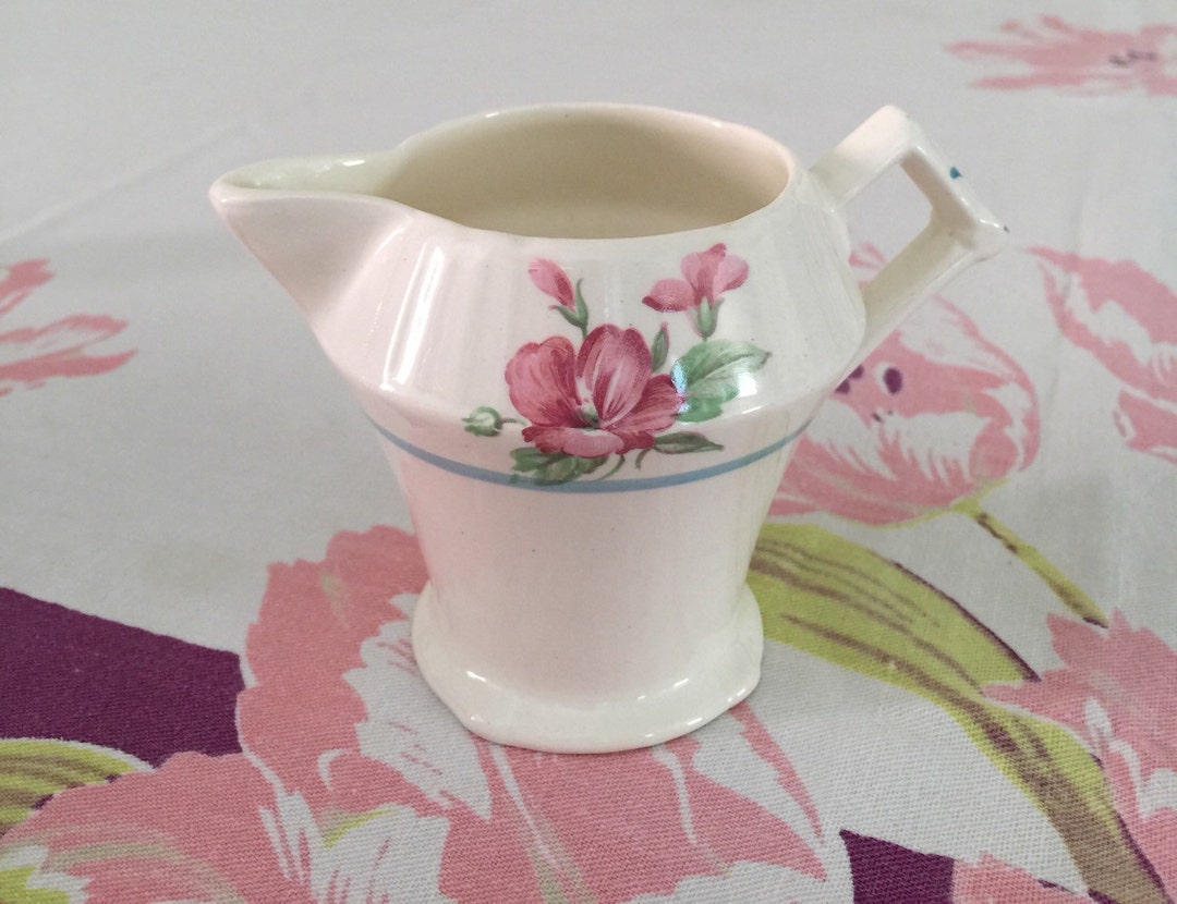 Vintage Art Deco Creamer, Myott Staffordshire, Milk Pitcher, Rare ...