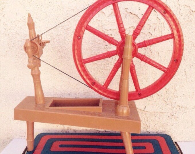 Little Red Spinning Wheel, Vintage Remco 1961, Original Box ...