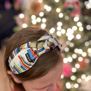 Rifle Paper Co Book Top Knot Headband Anthro Style Fun Headband Book ...