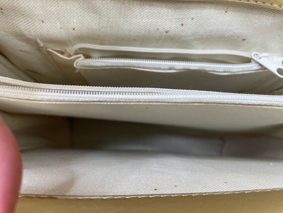 Vintage 2000s Gold Metallic Large Rectangle Purse w Q… - Gem