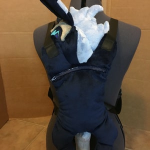 One Made and Ready to Ship - Blue Wolf Backpack - Etsy