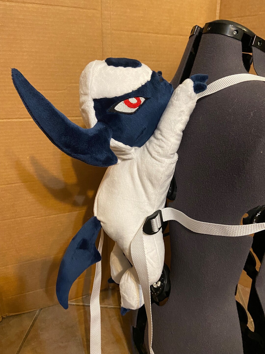 Made to Order - White Creature Backpack - Etsy