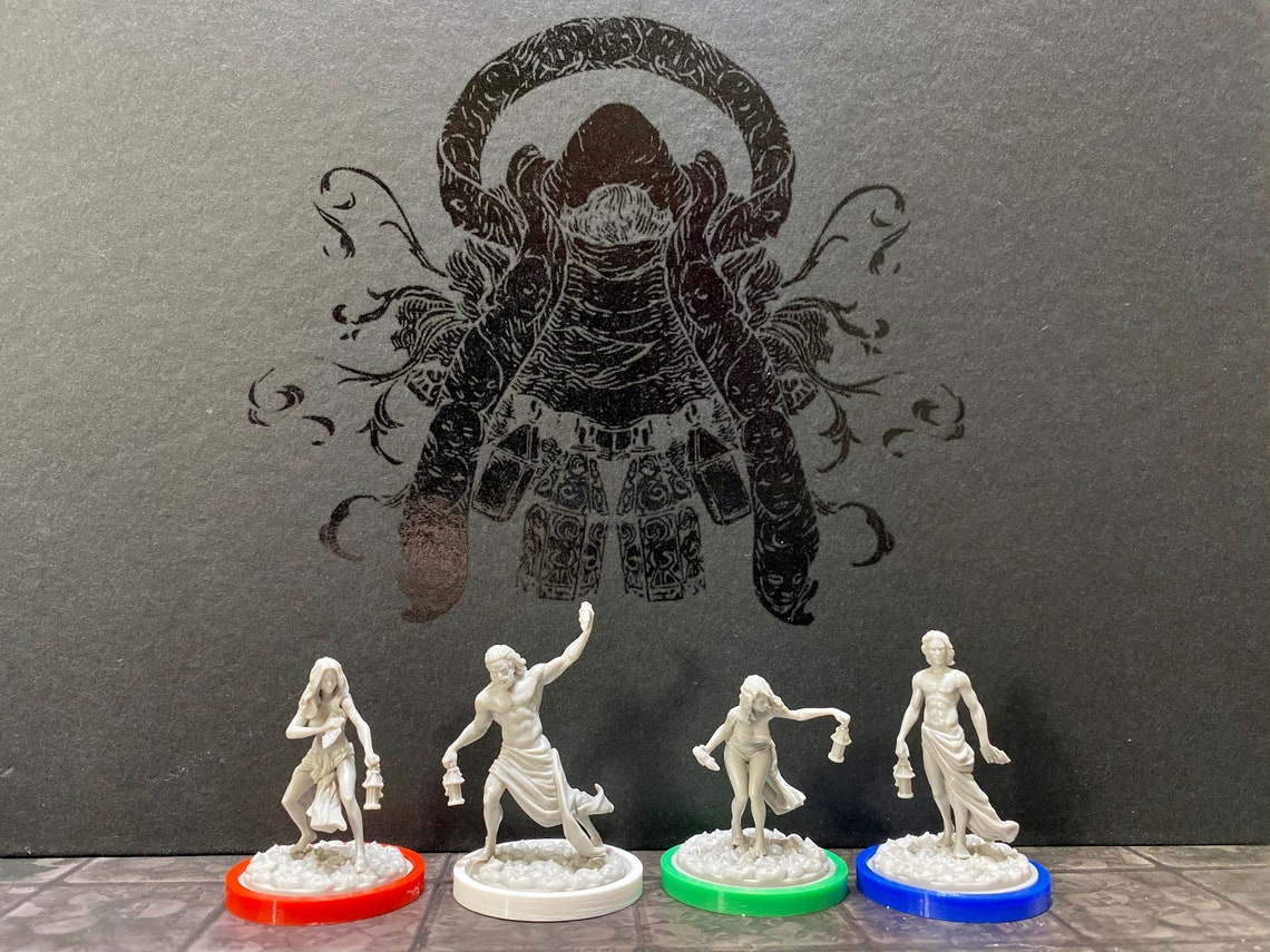 3D Printed Kingdom Death: Monster KDM Gear Grid With Wound | Etsy