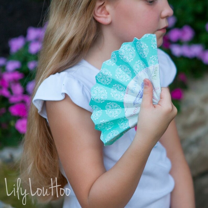 The Royal Breeze Hand Fan PDF Sewing Pattern - Etsy