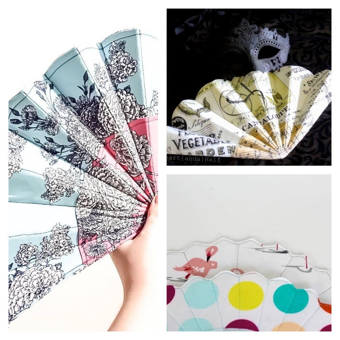 The Royal Breeze Hand Fan PDF Sewing Pattern - Etsy