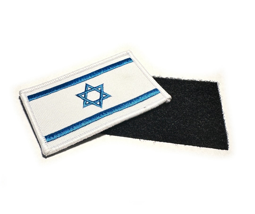 The Authentic the Israeli Flag Patch hook/loop Military Issue 3.5x2 - Etsy