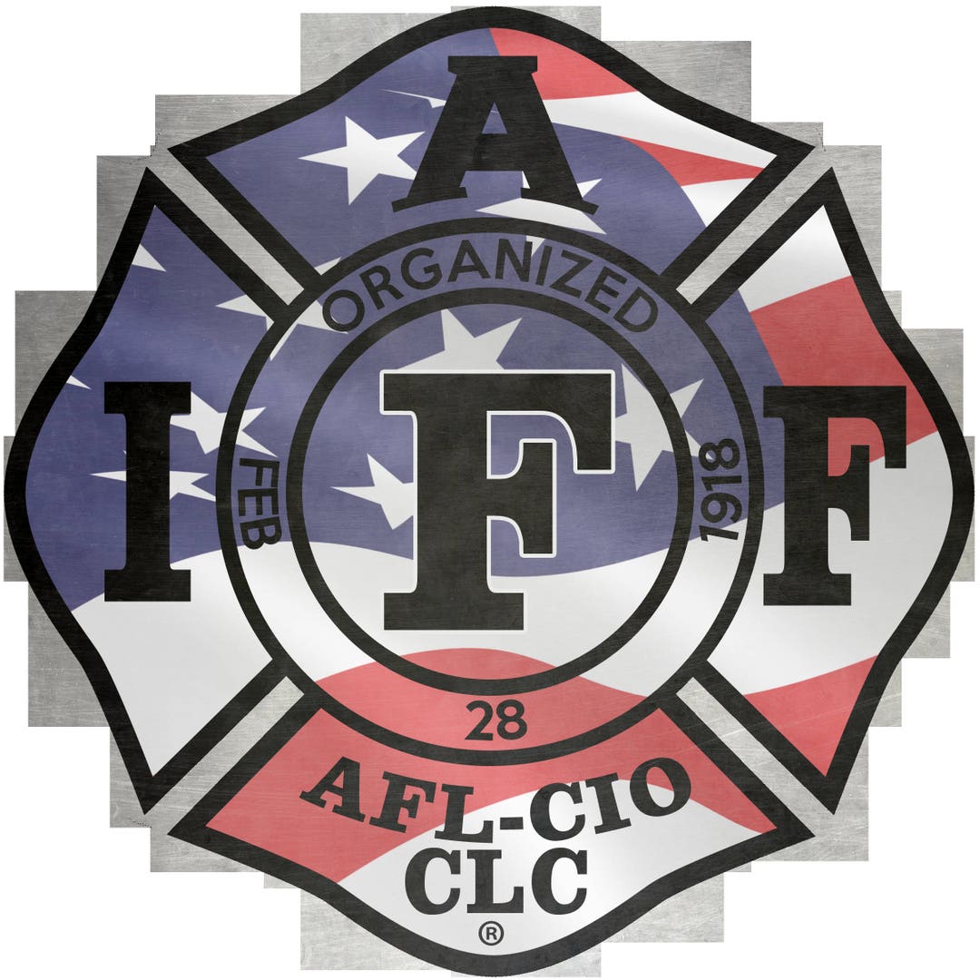 The IAFF Union Patriot Flag REFLECTIVE Vinyl Firefighter Decal - Etsy ...