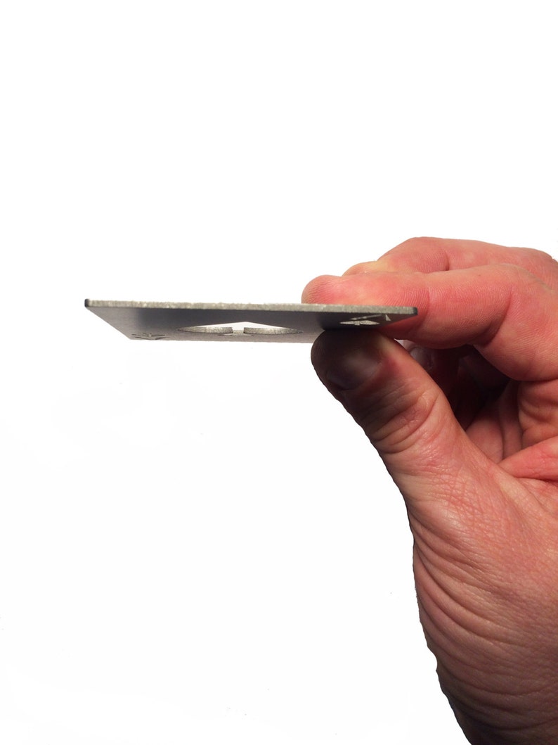 The Titanium Ace of Spades the Gambit Box Cutter - Etsy