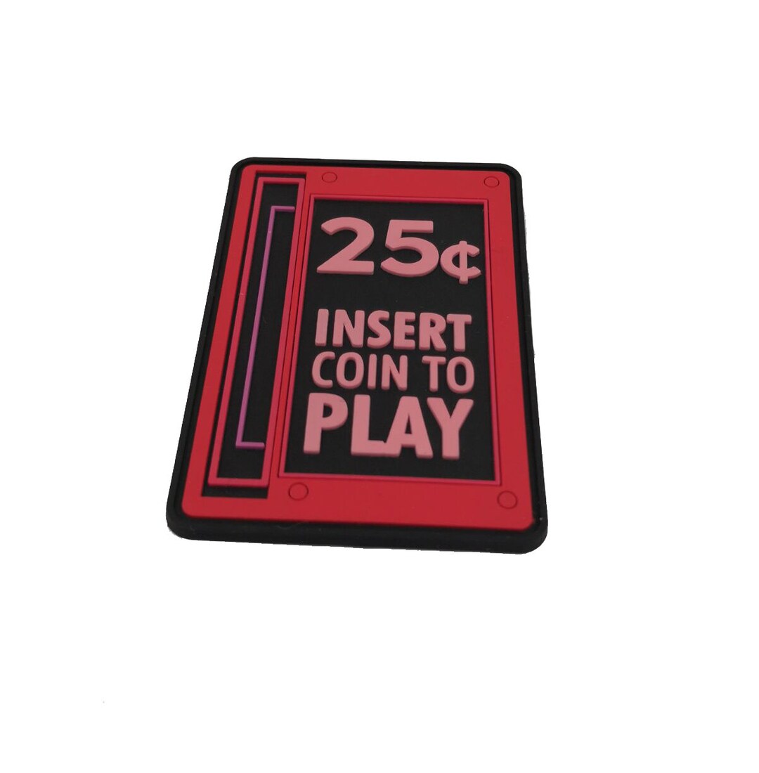 Retro Gaming INSERT Coin to Play PVC 3D Morale Patch - Etsy