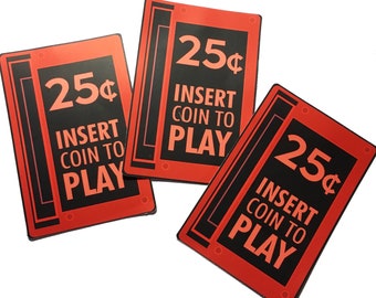 Retro Gaming INSERT Coin to Play PVC 3D Morale Patch | Etsy