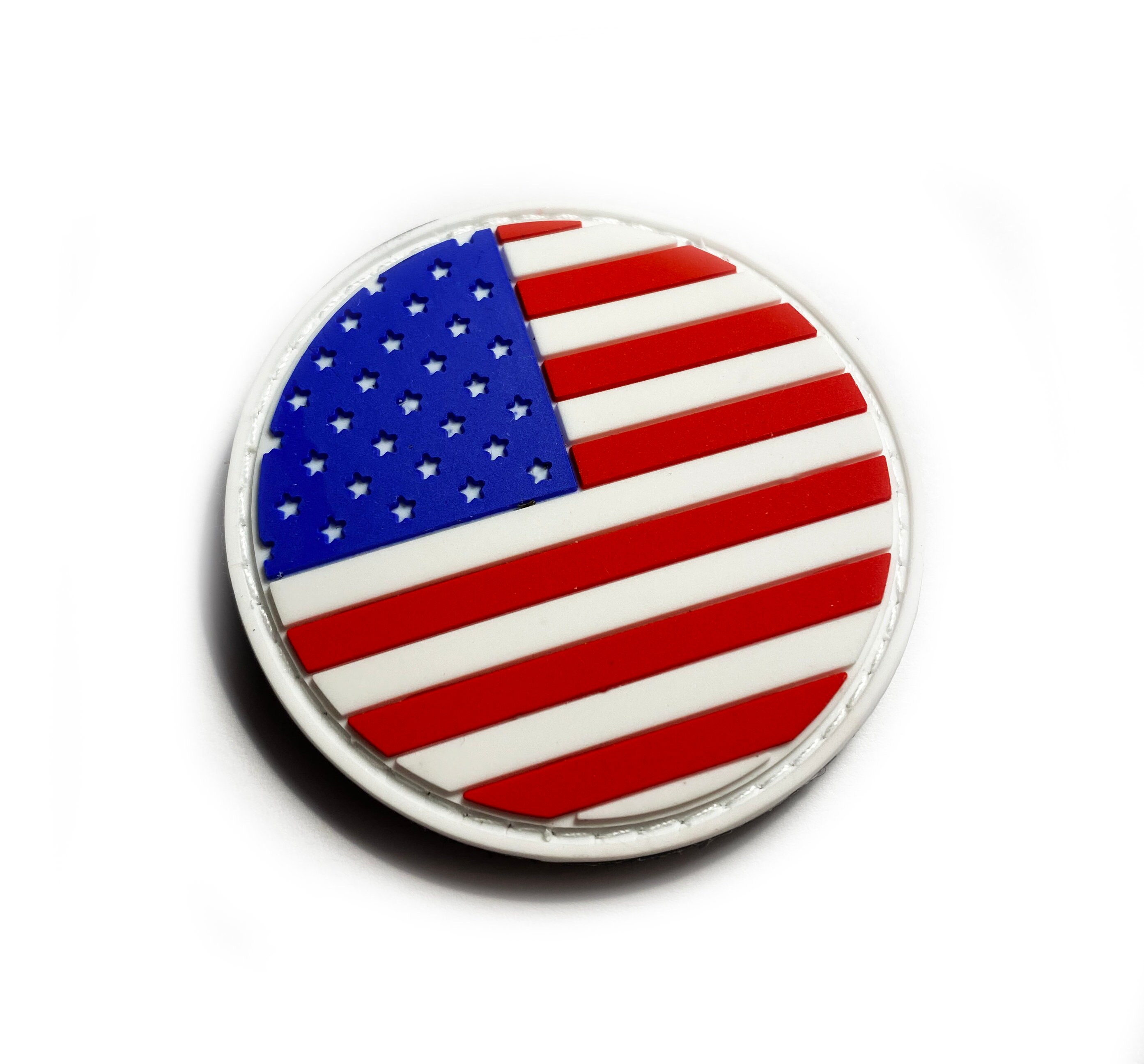 Die authentische amerikanische Runde Flagge Patriot Patch | Etsy