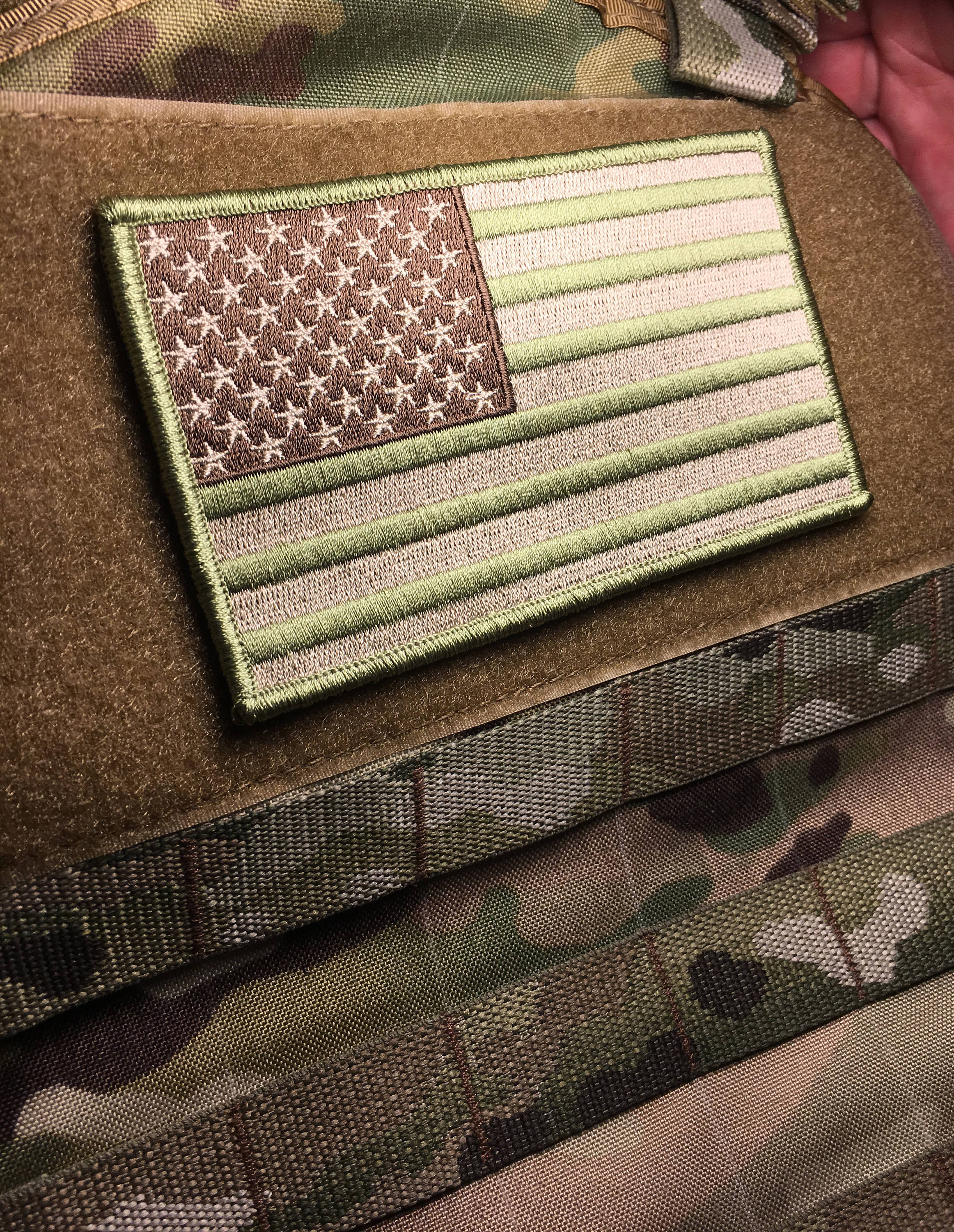 Large 5x3 Inch Multicam Colors US Flag Mil-spec Patch Us Army - Etsy
