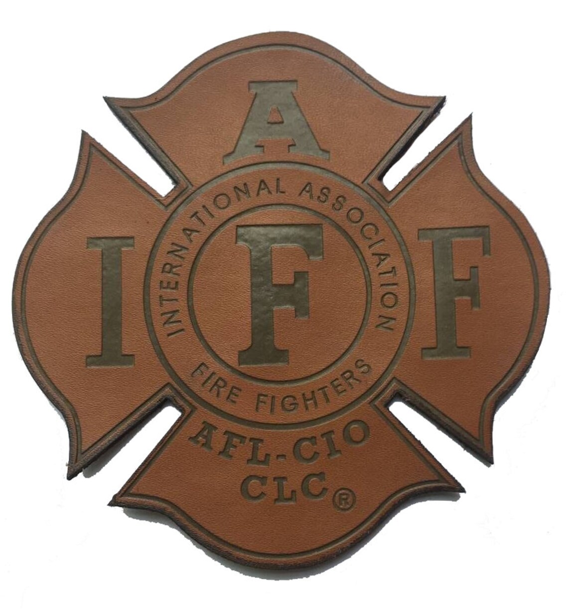 The Genuine Leather IAFF International Association of | Etsy